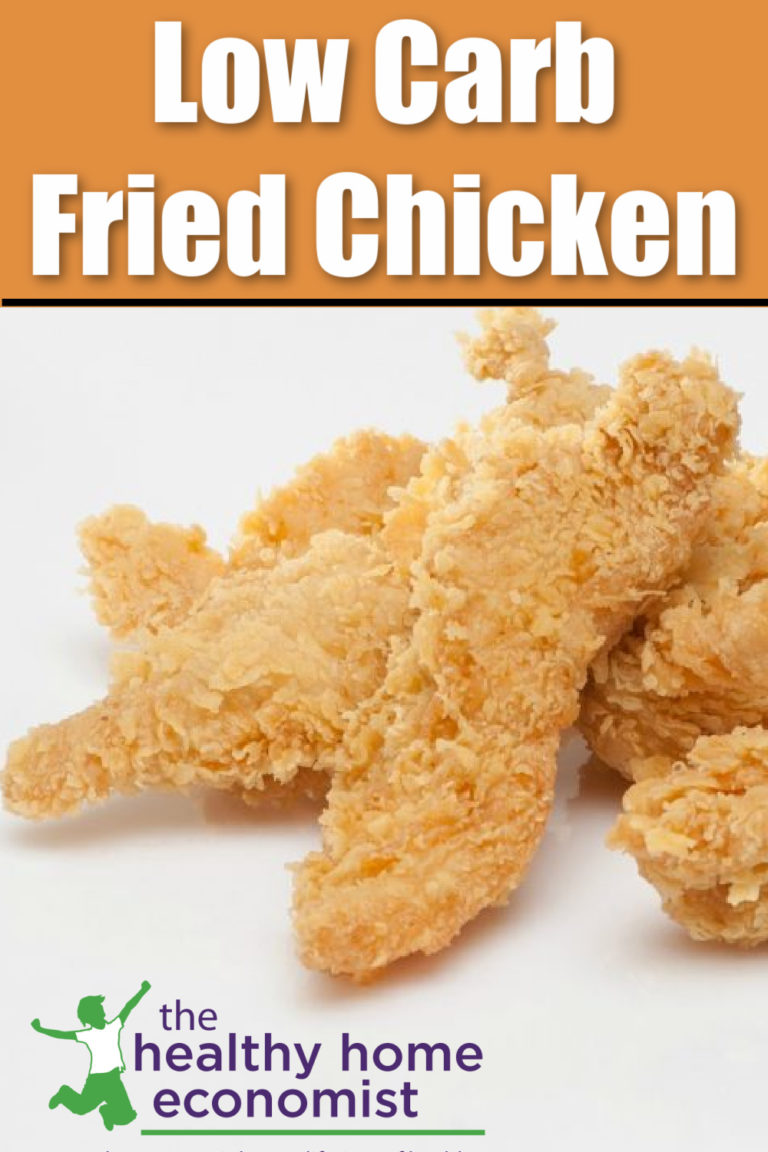 Low Carb Fried Chicken Recipe | Healthy Home Economist