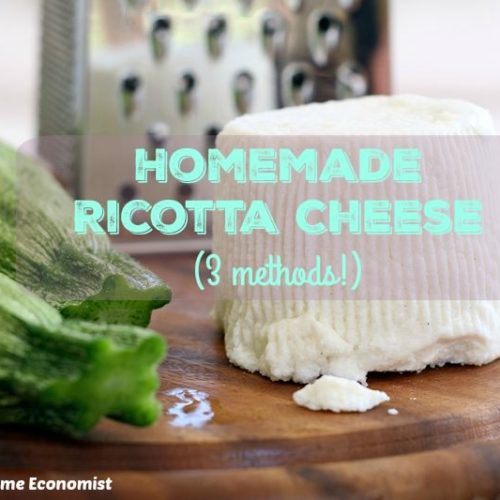 How to Make Ricotta at Home (+ Video) - Healthy Home Economist