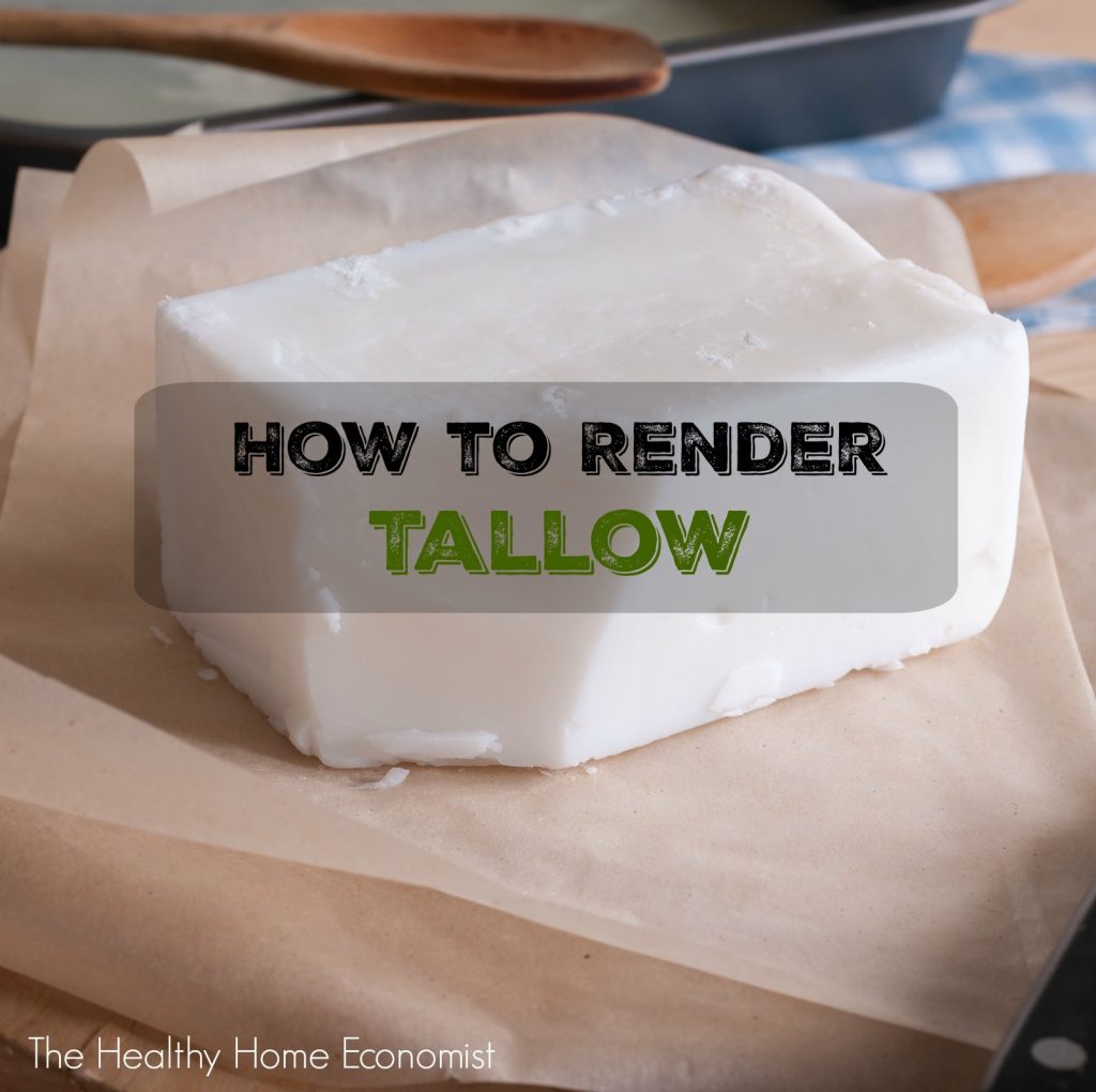 How to Render Tallow the Traditional Way - Healthy Home Economist