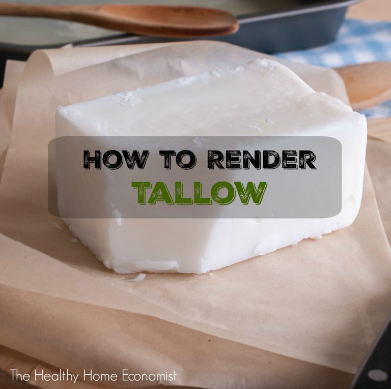 How to Render Tallow the Traditional Way - Healthy Home Economist