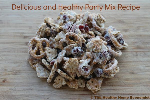 Healthy Party and Snack Mix Recipe | The Healthy Home Economist