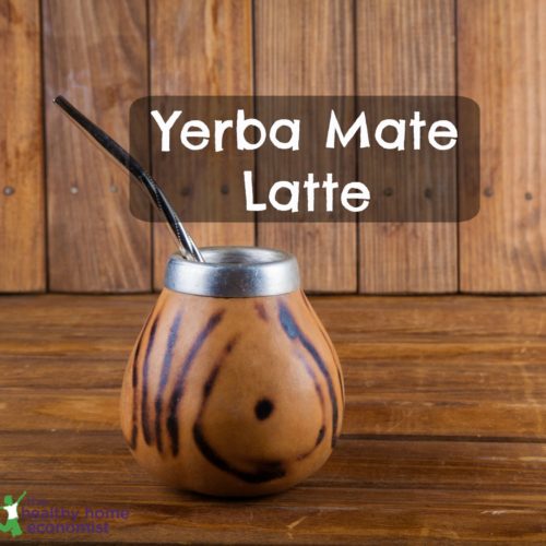 Creamy Yerba Mate Latte | Healthy Home Economist