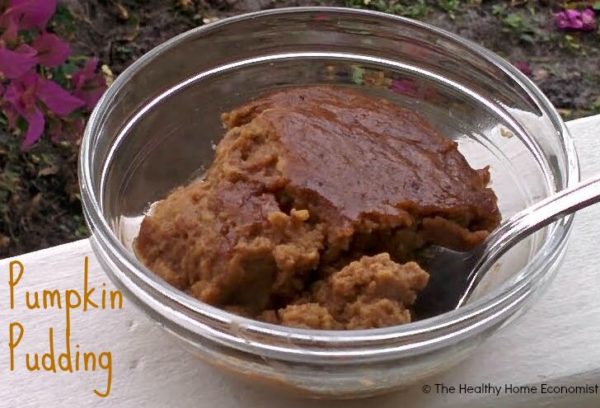 Easy Bake Pumpkin Pudding Recipe | Healthy Home Economist