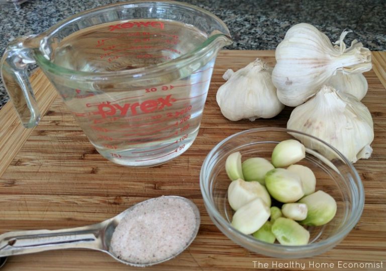 Traditionally Pickled Garlic | Healthy Home Economist