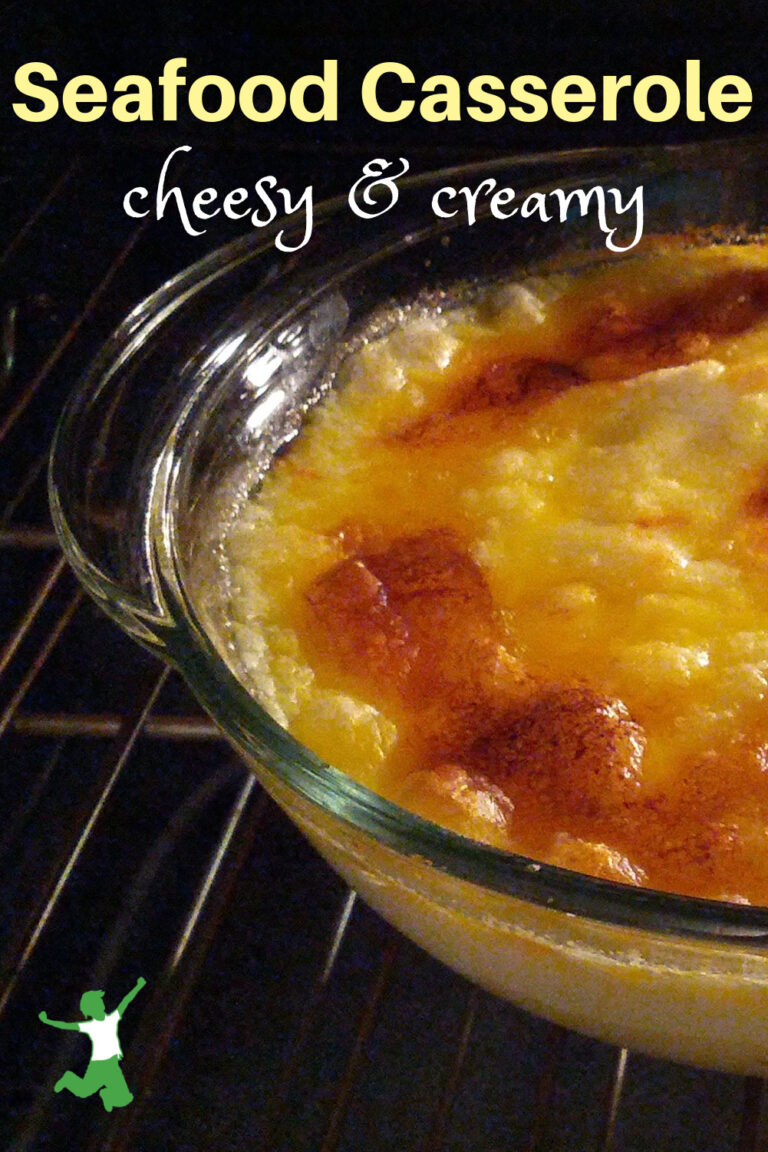 Cheesy & Creamy Seafood Casserole | Healthy Home Economist