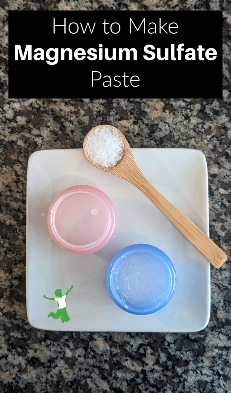 How to Make Magnesium Sulfate Paste | Healthy Home Economist