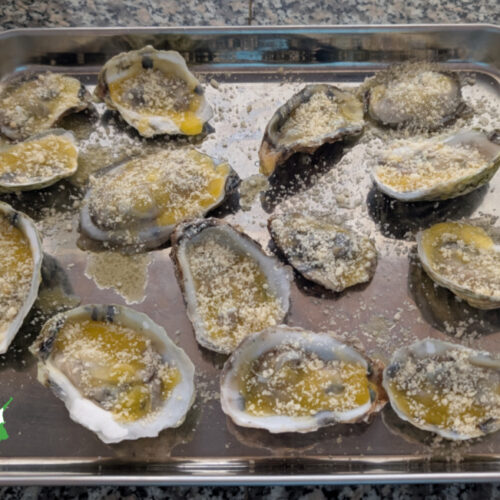 Garlic Parmesan Broiled Oysters | Healthy Home Economist